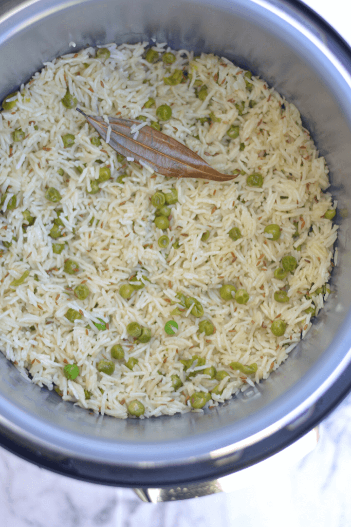 Peas Pulao | Peas Pilaf Video Recipe | TheBellyRulesTheMind