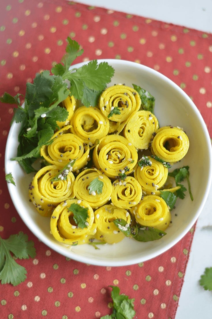 Easy Instant Pot Khandvi Recipe Video | TheBellyRulesTheMind