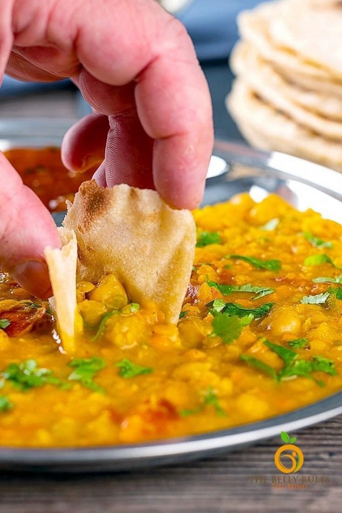 Homemade Roti Chapati Recipe (With Video) | TheBellyRulesTheMind