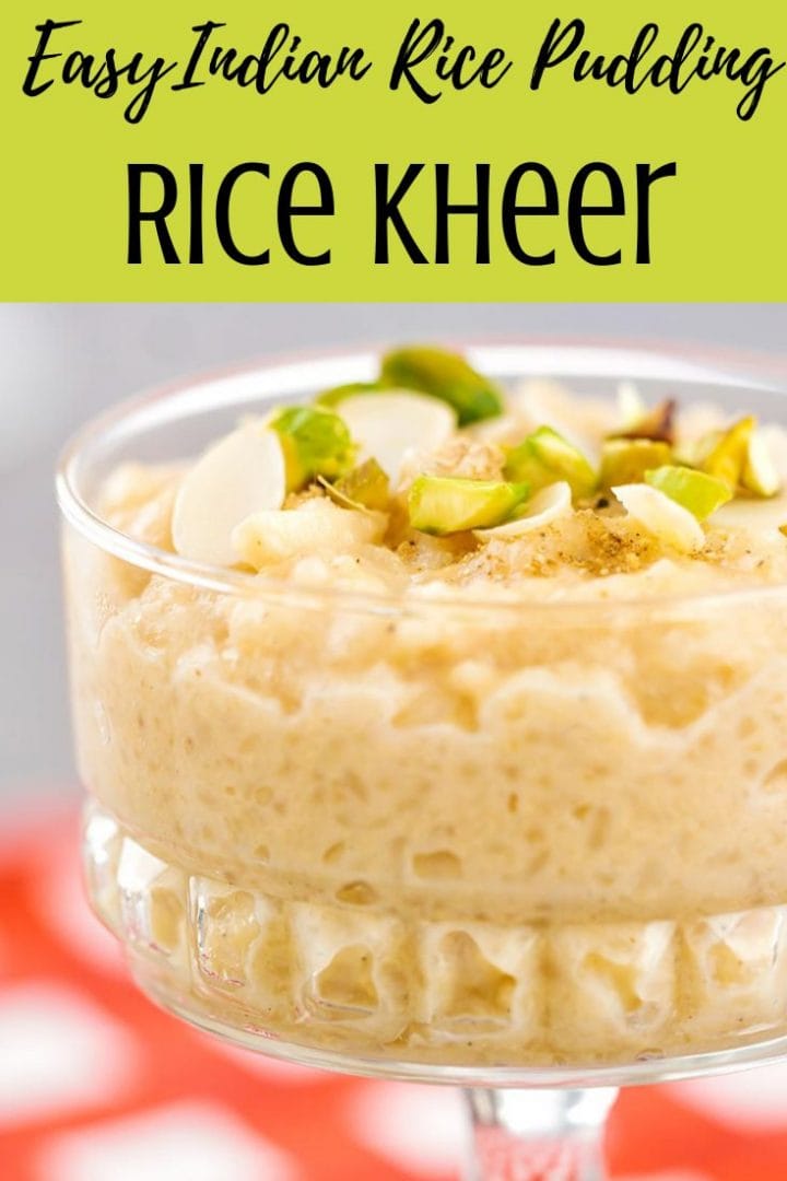 Kheer / Indian Rice Pudding - The Belly Rules The Mind