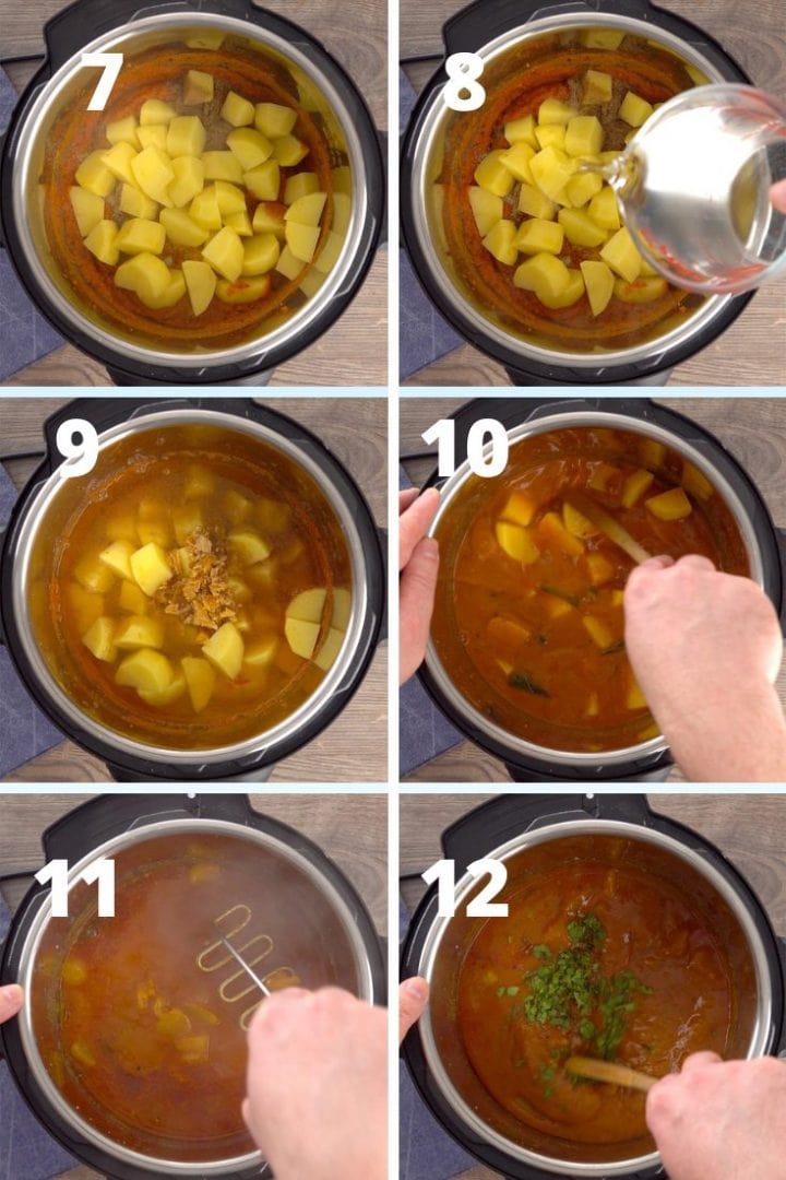 Easy Weeknight Potato Curry / Aloo Curry - The Belly Rules The Mind