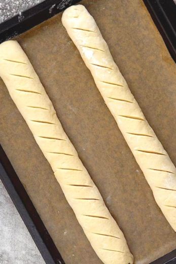 Crusty French Baguette Recipe | The Belly Rules The Mind