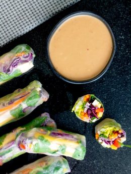 Peanut Sauce for Spring Rolls - The Belly Rules The Mind