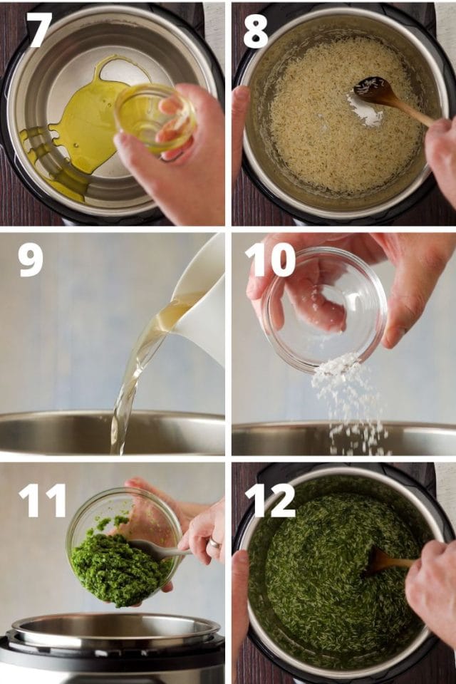 Spicy Arroz Verde - Mexican Green Rice Recipe | BellyRulestheMind