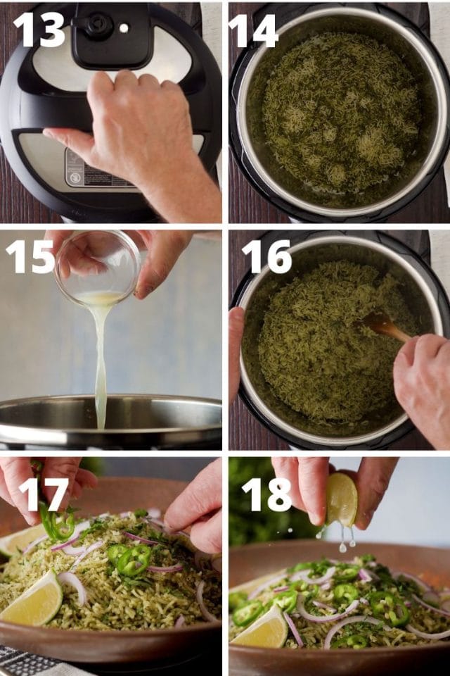 Spicy Arroz Verde - Mexican Green Rice Recipe | BellyRulestheMind