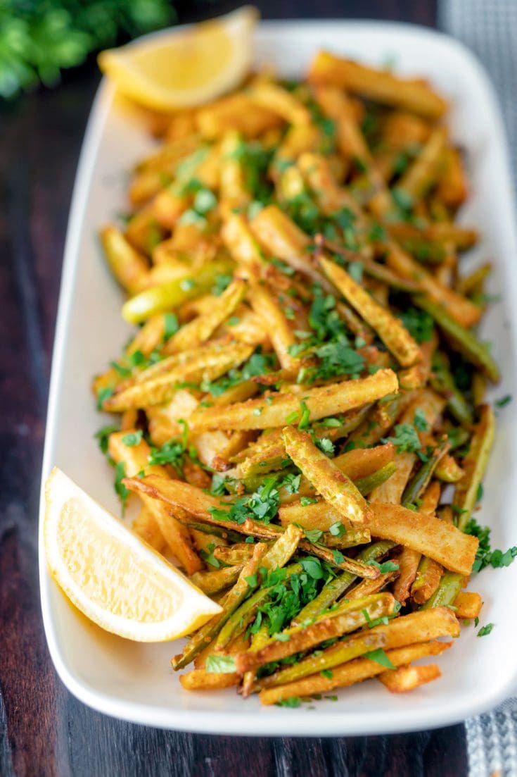 10 minute Air Fryer Tindora Sabji - The Belly Rules The Mind