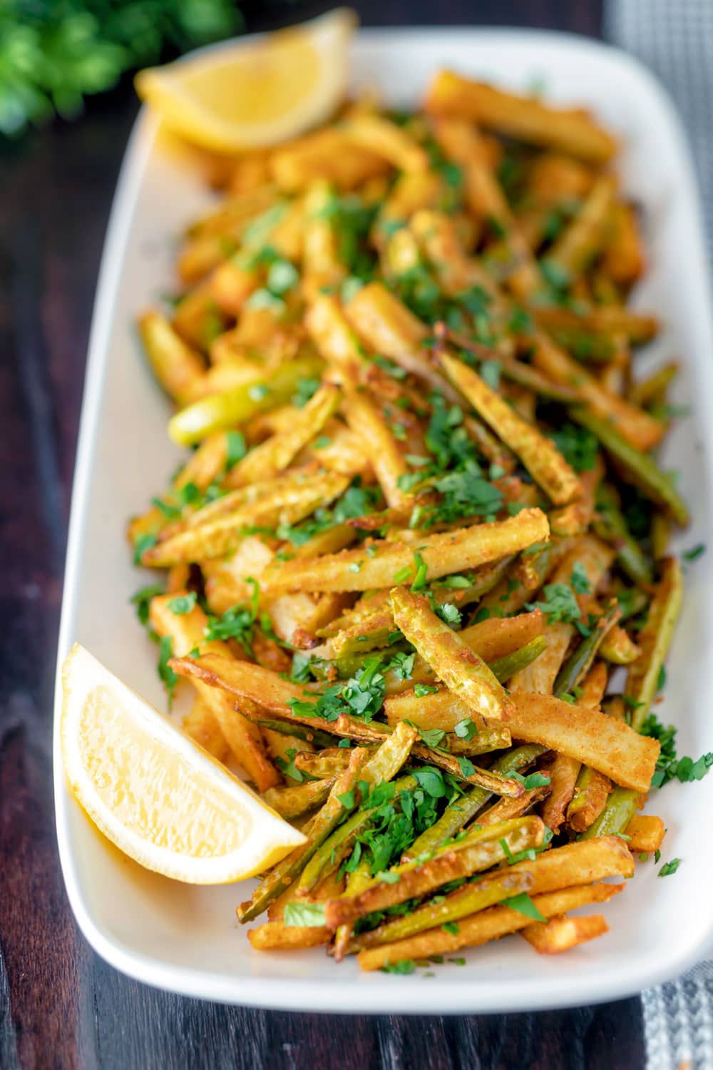 10 minute Air Fryer Tindora Sabji - The Belly Rules The Mind