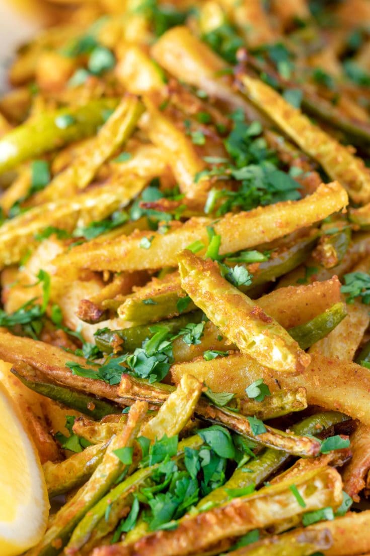 10 minute Air Fryer Tindora Sabji - The Belly Rules The Mind