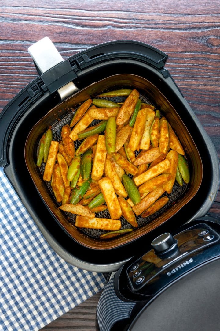 10 minute Air Fryer Tindora Sabji - The Belly Rules The Mind