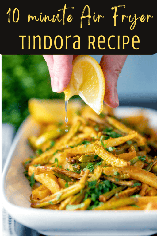 10 minute Air Fryer Tindora Sabji - The Belly Rules The Mind