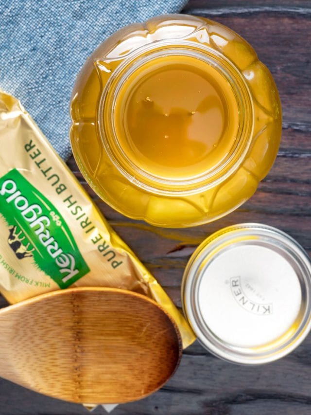 10 minute Ghee and Clarified Butter Recipe - The Belly Rules The Mind
