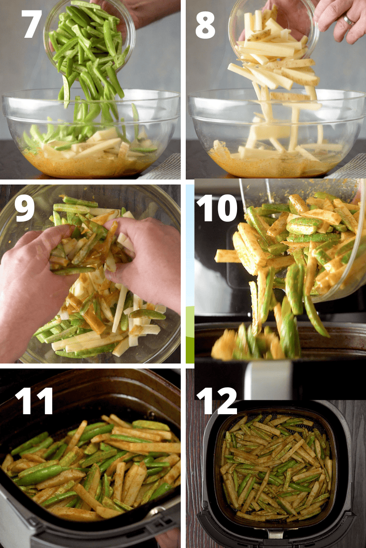 10 minute Air Fryer Tindora Sabji - The Belly Rules The Mind