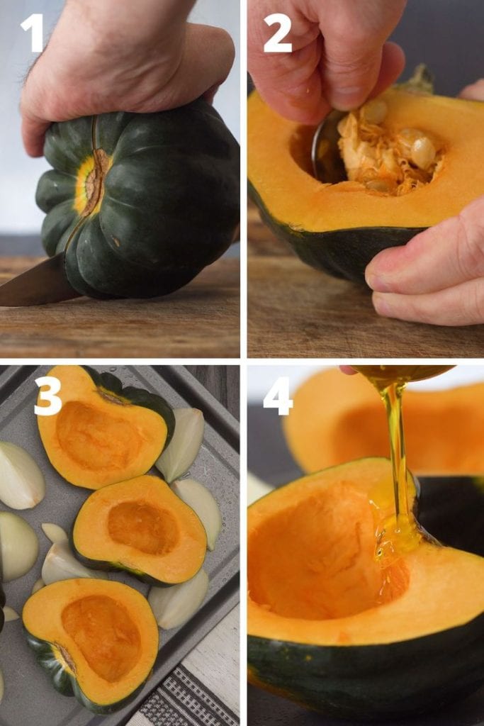 Roasted Acorn Squash Soup - The Belly Rules The Mind