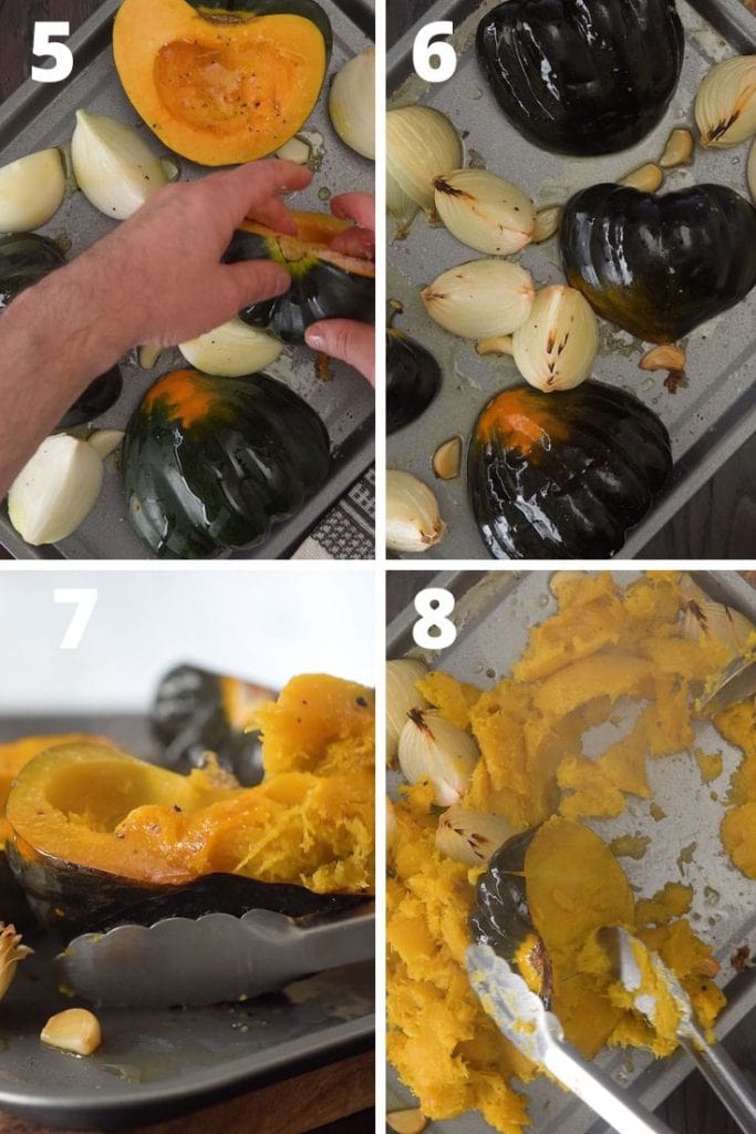 Roasted Acorn Squash Soup - The Belly Rules The Mind