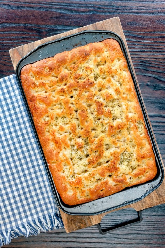 Authentic Italian Focaccia - The Belly Rules The Mind