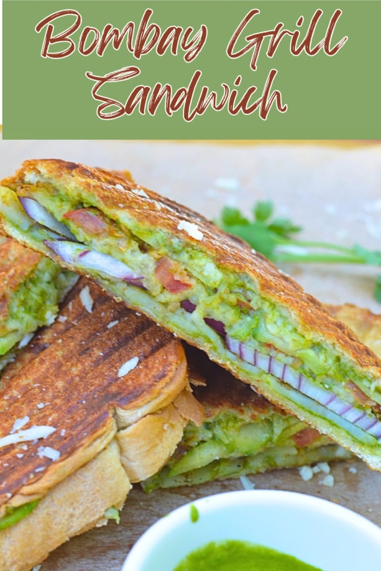 Easy Bombay Grilled Sandwich - The Belly Rules The Mind