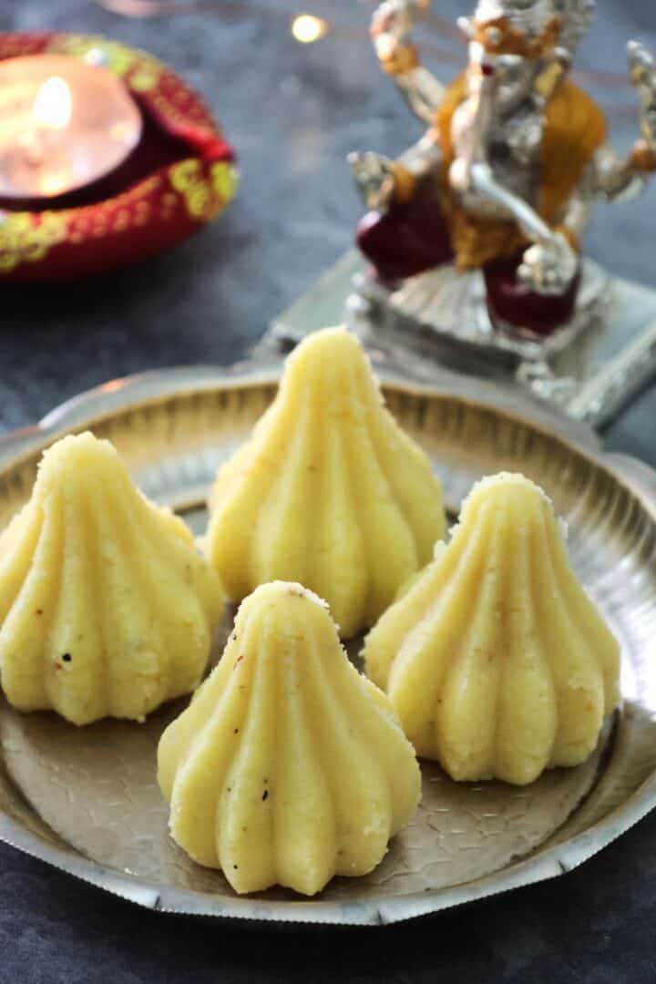 Easy Mawa Modak Recipe for Ganesh Chaturthi - The Belly Rules The Mind
