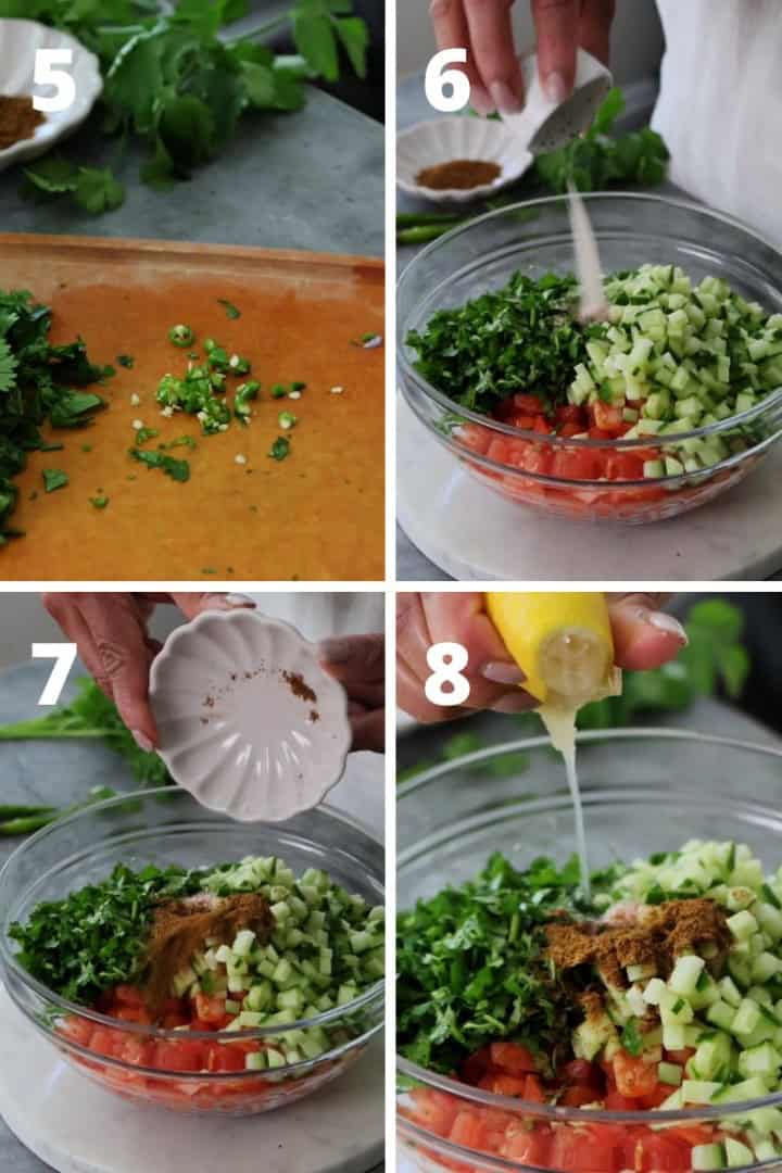 Easy Refreshing Tantalizing Kachumber Salad - The Belly Rules The Mind