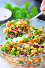 Easy Refreshing Tantalizing Kachumber Salad - The Belly Rules The Mind