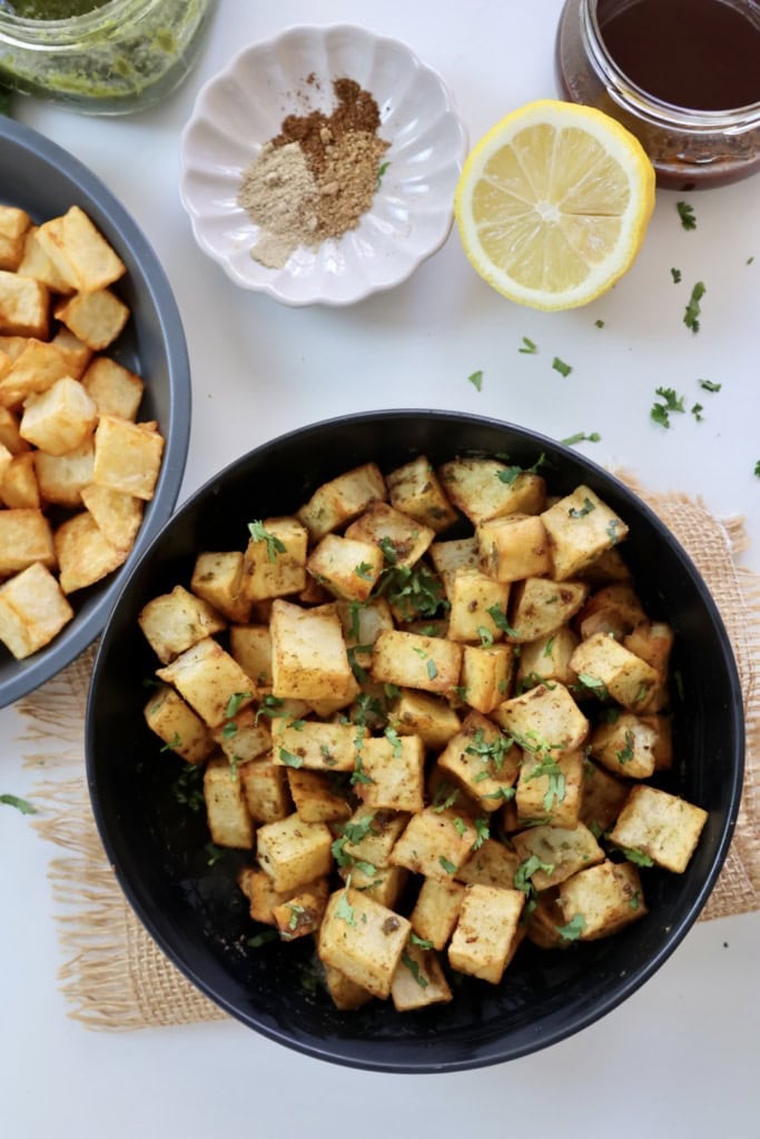 Karare Aloo Chaat Recipe Delhi Style - The Belly Rules The Mind