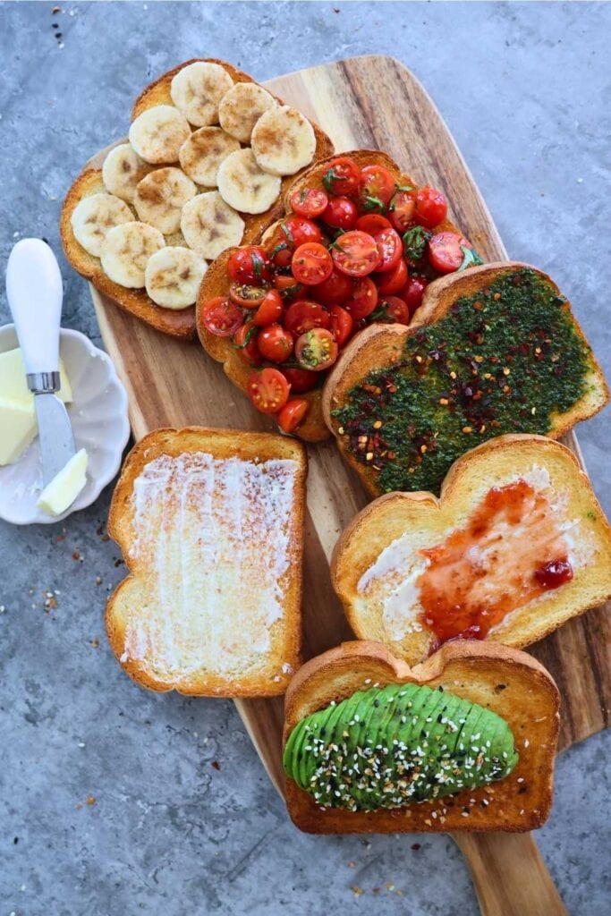 Perfectly Crispy Air Fryer Toast Bread - The Belly Rules The Mind