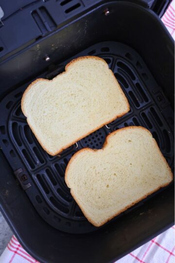 Perfectly Crispy Air Fryer Toast Bread - The Belly Rules The Mind