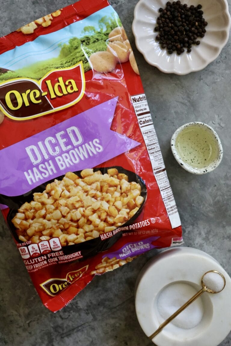 Crispy Frozen Air Fryer Diced Potatoes in minutes - The Belly Rules The ...