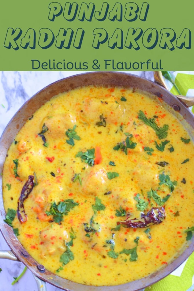 Authentic Punjabi Kadhi Pakora Stovetop Recipe - The Belly Rules The Mind