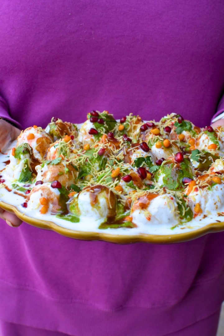Soft, Fluffy, and Authentic Dahi Bhalla / Dahi Vada Recipe - The Belly Rules The Mind