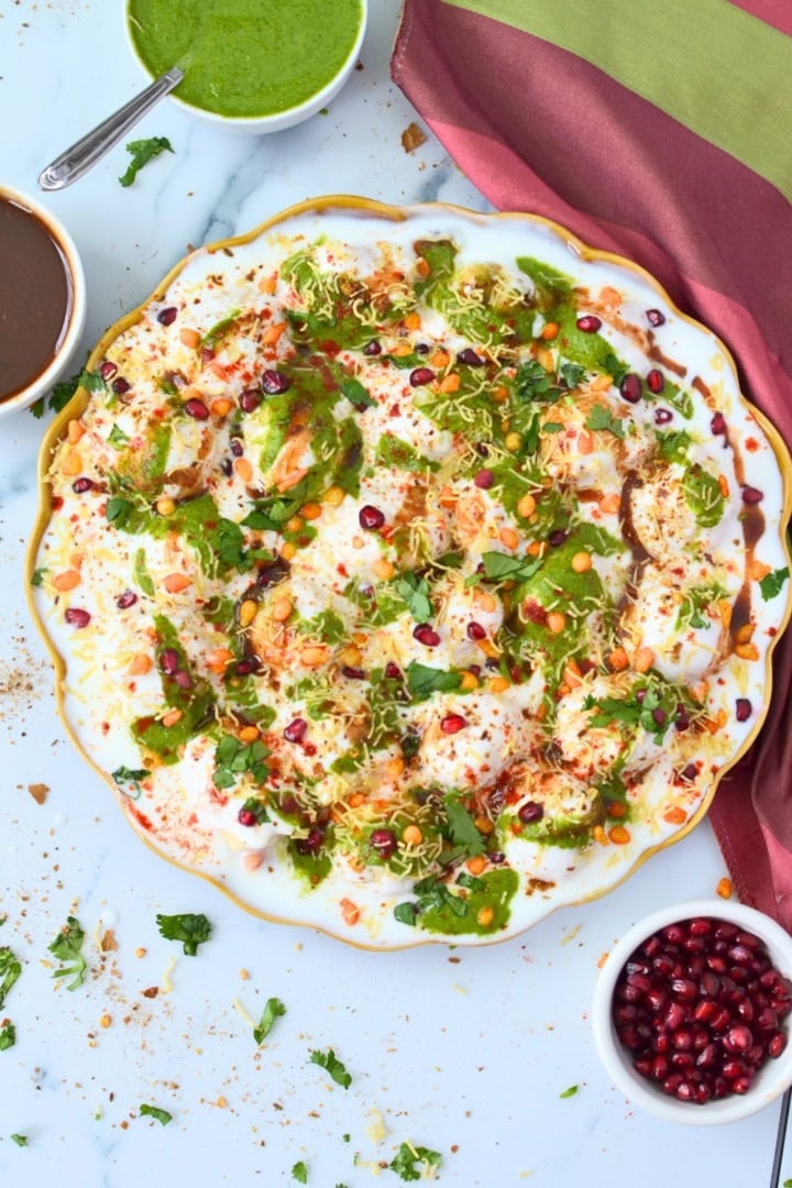 Soft, Fluffy, and Authentic Dahi Bhalla / Dahi Vada Recipe - The Belly Rules The Mind
