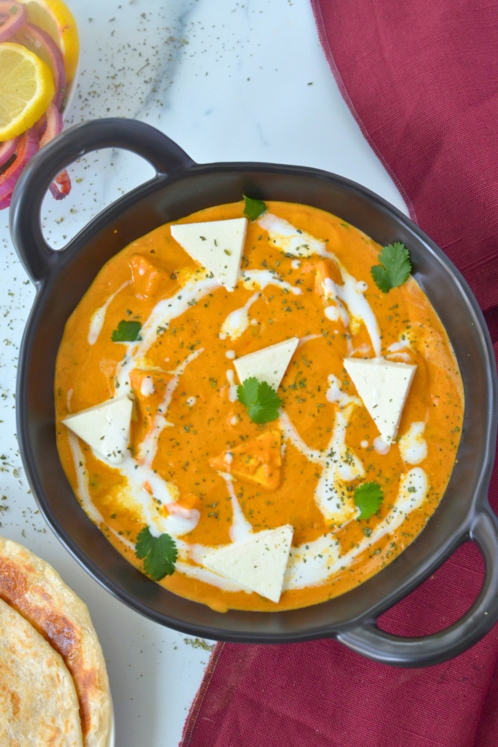 Dhaba Style Paneer Lababdar in 40 minutes - The Belly Rules The Mind
