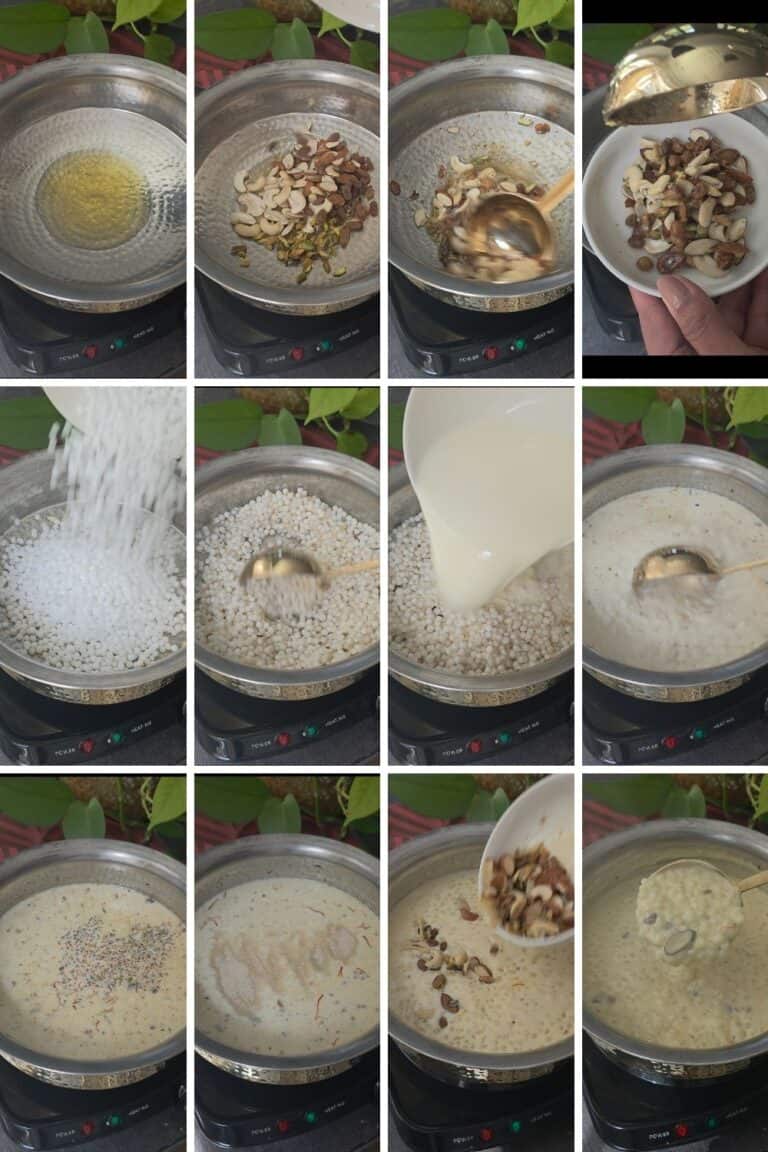 Rich & Creamy Sabudana Kheer / Indian Tapioca Pudding Recipe - The ...