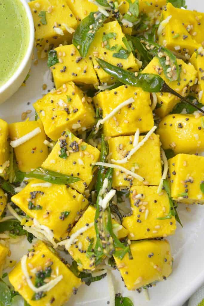 Gujarati Khandvi Bites - The Belly Rules The Mind