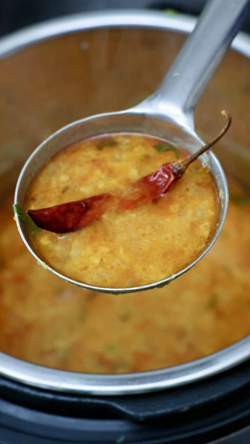 Instant Pot Toor Dal with Pot in Pot Rice in 20 minutes - The Belly ...
