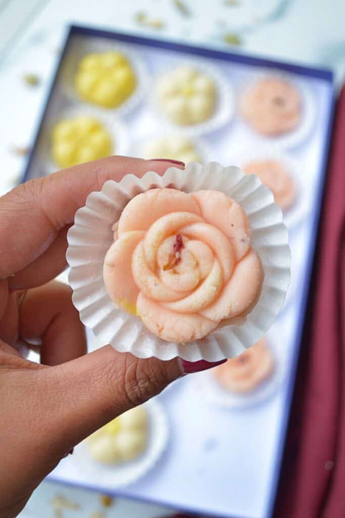 Instant Milk (Doodh) Peda - 5 Flavors - The Belly Rules The Mind