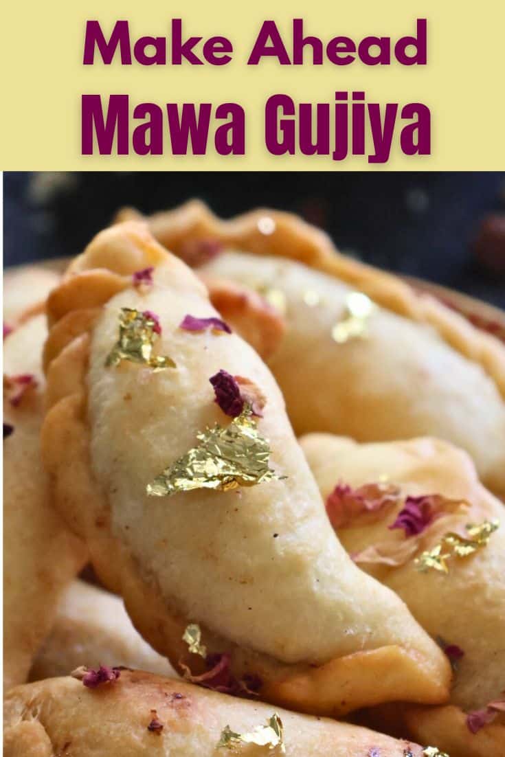 Easy Make Ahead Mawa Gujiya - The Belly Rules The Mind