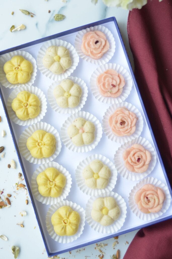 Instant Milk (Doodh) Peda - 5 Flavors - The Belly Rules The Mind