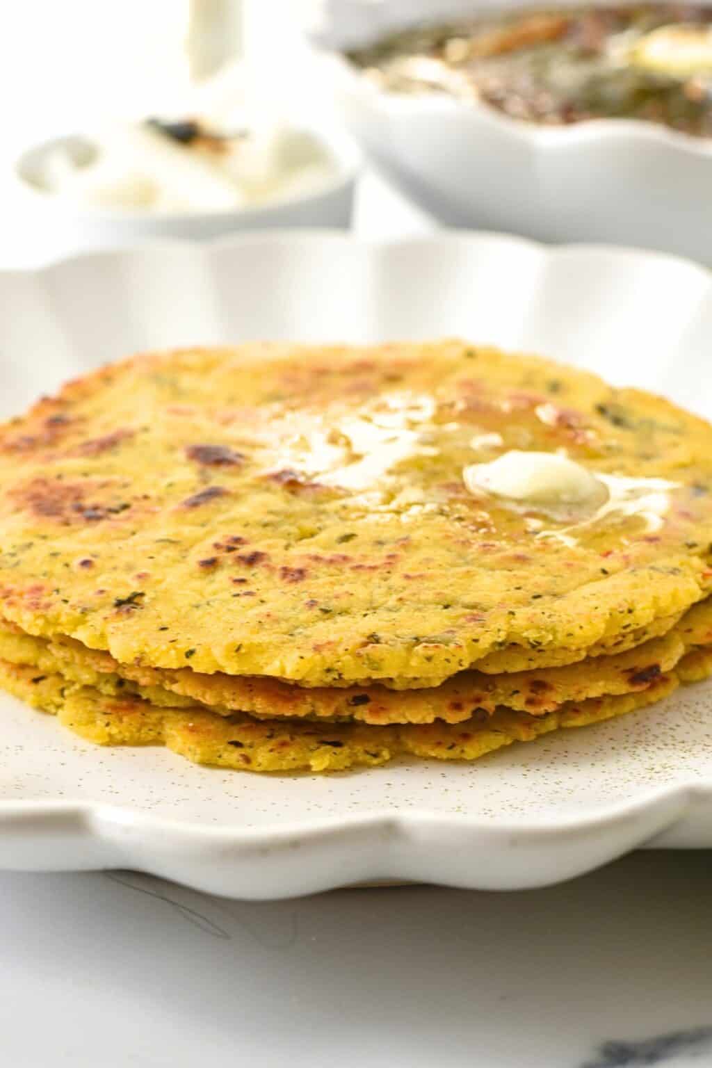 How to make perfect Punjabi Makki Di Roti - The Belly Rules The Mind